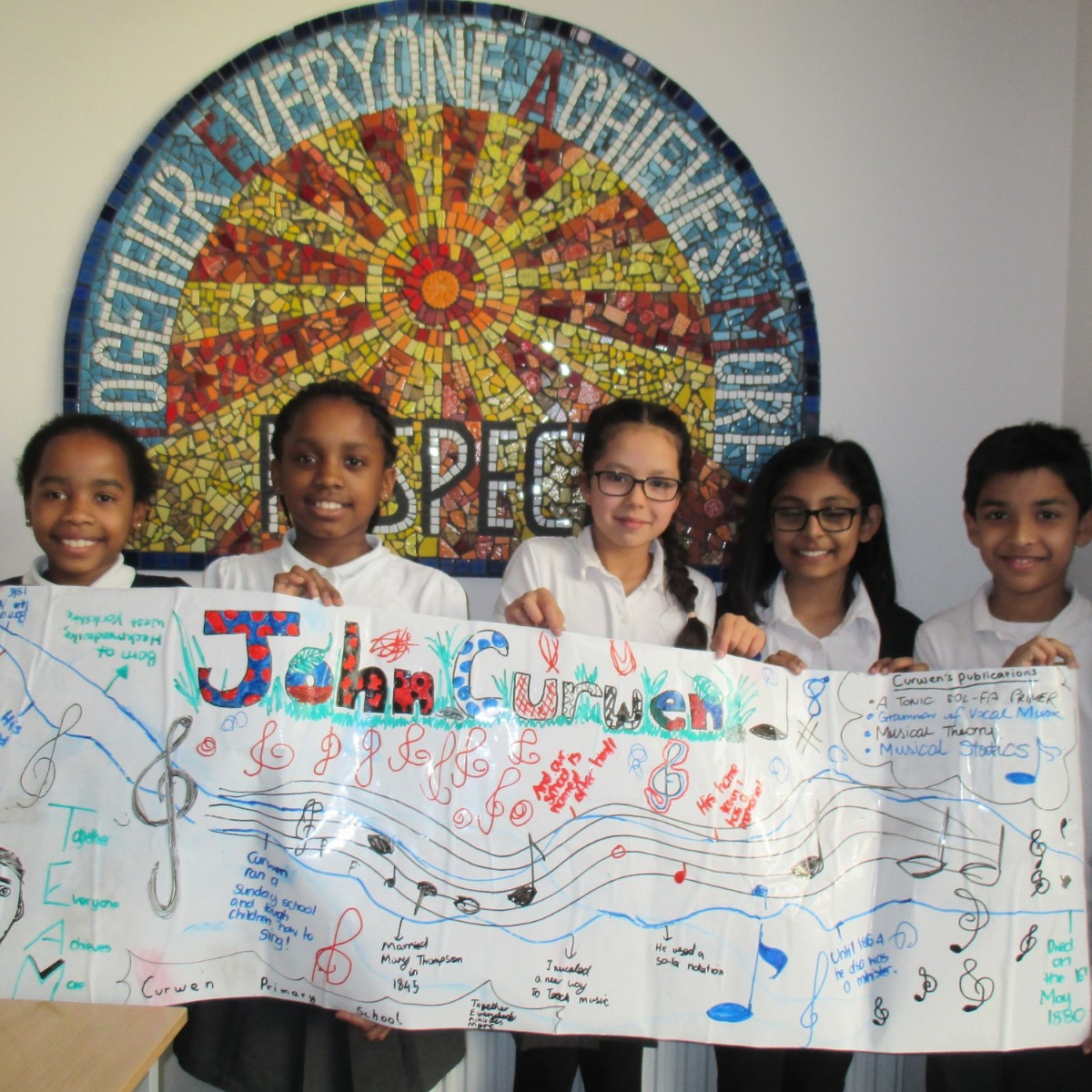 Curwen Primary School - Curwen celebrates John Curwen