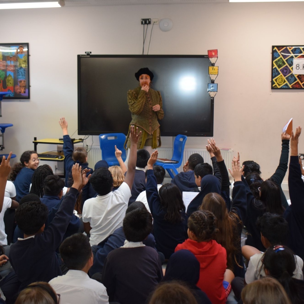 Curwen Primary School - William Shakespeare visits Year 6
